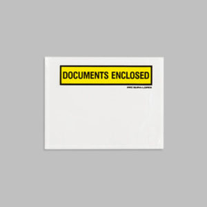 Document Enclosed Envelope – 165mm x 115mm Clear Adhesive