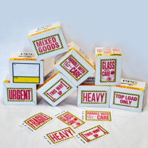 This Way Up Labels – Clear Directional Shipping Labels