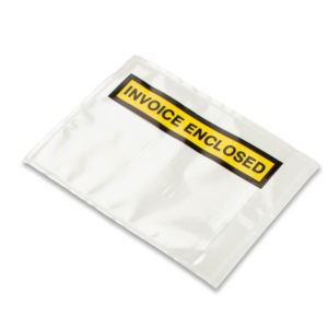 Clear Invoice Enclosed Envelope – 150mm x 115mm Self-Adhesive